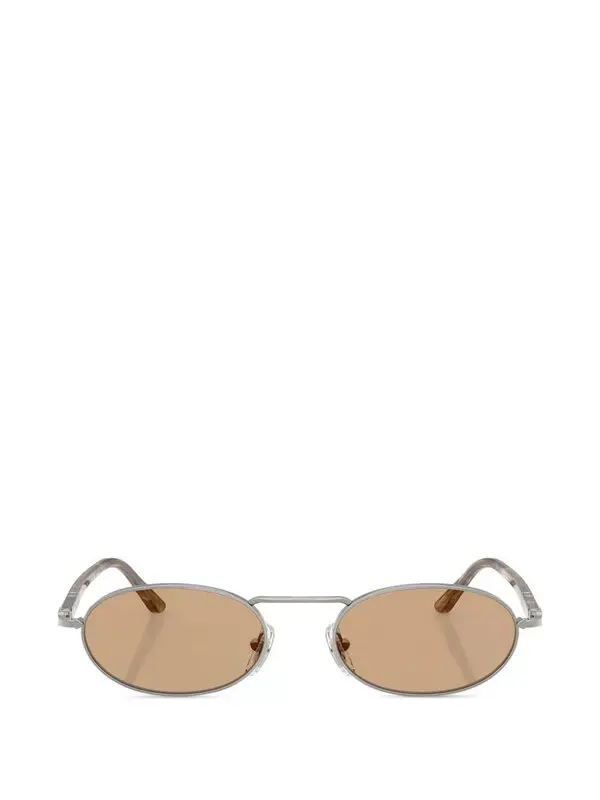 Persol Oval-frame Sunglasses - Silver
