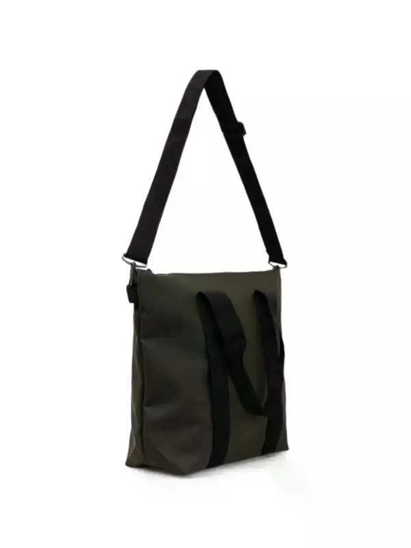 Rains Mini Logo-debossed Tote Bag - Green