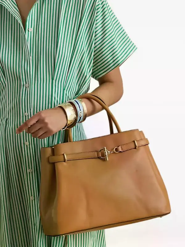 Ralph Lauren Leather Tote Bag - Brown