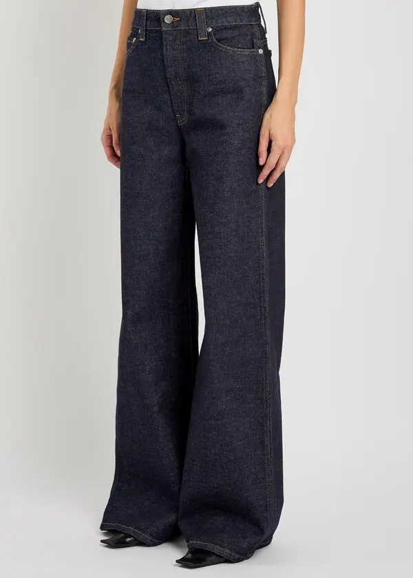 Khaite Dane Wide-leg Jeans