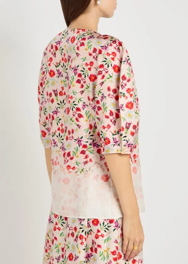Gabriela Hearst Floral-print Silk Shirt - Multicoloured