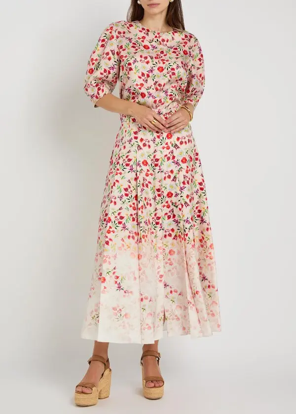 Gabriela Hearst Floral-print Silk Shirt - Multicoloured