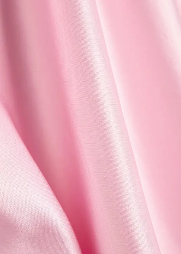 Anna October Heart Satin Midi Dress