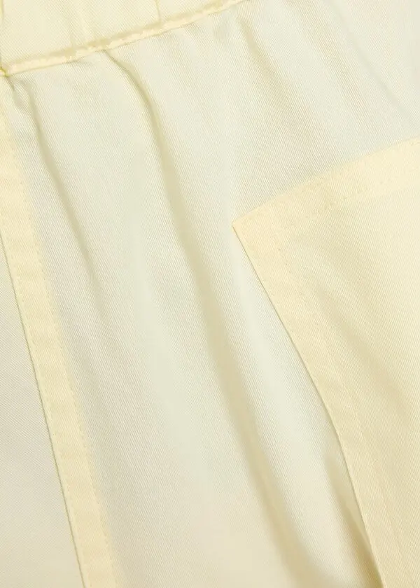 Vince Cotton-poplin A-line Midi Skirt