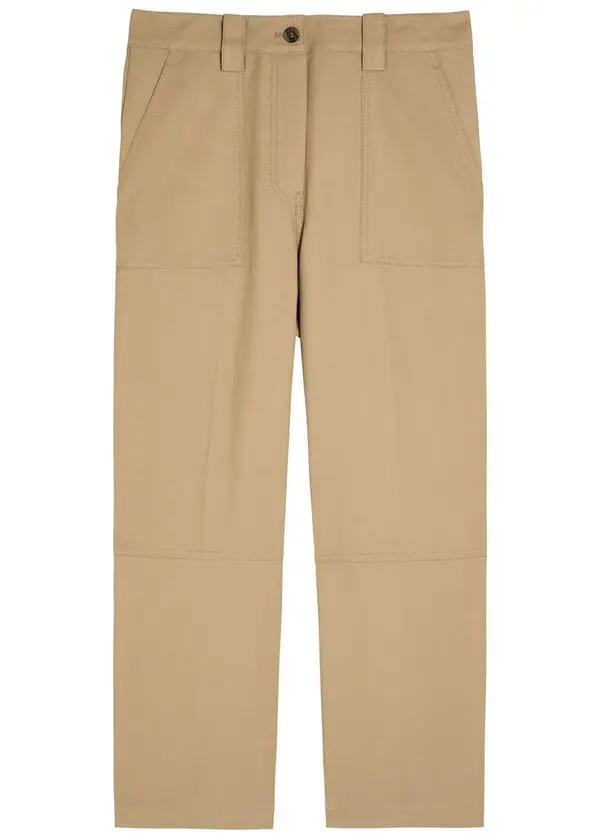 3.1 Phillip Lim Straight-leg Cotton-blend Utility Trousers - Sand