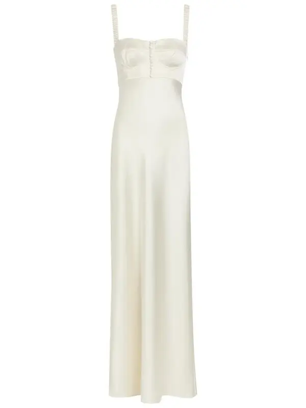 Anna October Aglaya Satin Maxi Dress
