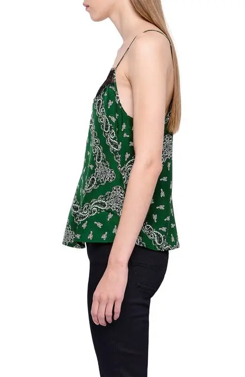 Zadig&Voltaire Cespa Silk Bandana Camisole