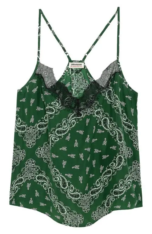 Zadig&Voltaire Cespa Silk Bandana Camisole