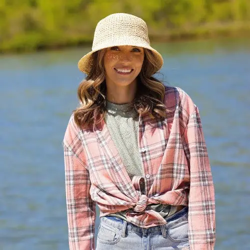 KANUT SPORTS Moriah Paper Straw Bucket Hat