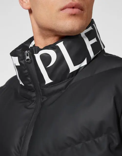 PLEIN SPORT Nylon Down Jacket Tiger