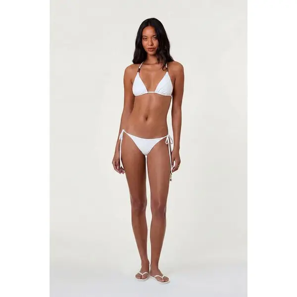 NICHOLAS Rita Racerback Bikini Top - Ivory