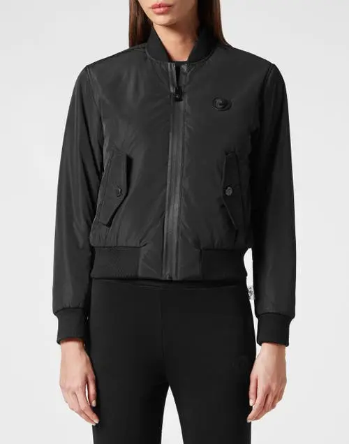 PLEIN SPORT Nylon Bomber Tiger