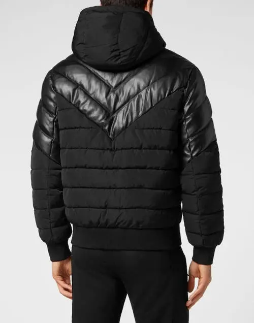 PLEIN SPORT Nylon Puffer Jacket