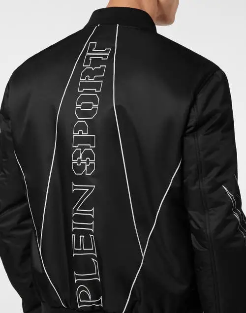 PLEIN SPORT Nylon Bomber Tiger Court Edition