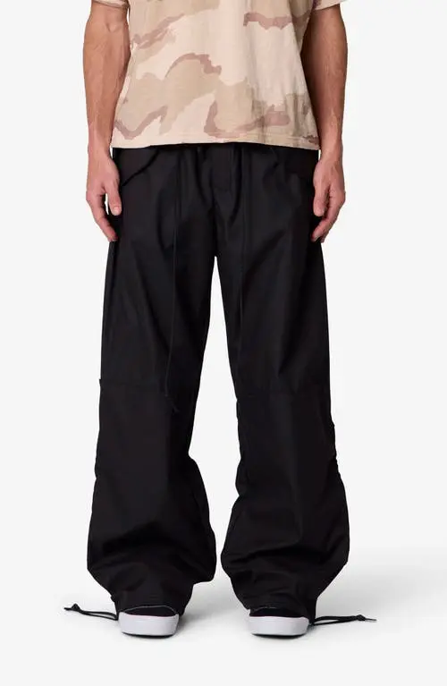 Mnml Baggy Military Pants - Black