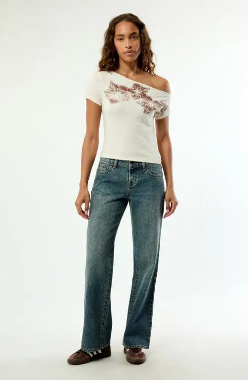 PACSUN Zoe Low Rise Girlfriend Jeans