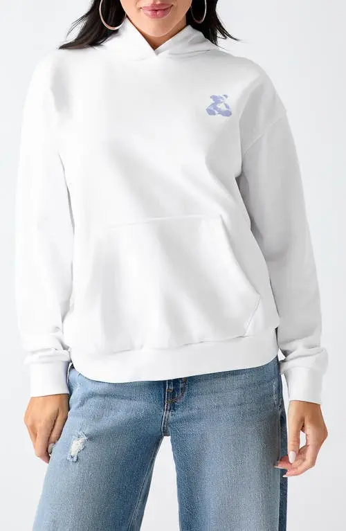 Guess Crystal Embellished Bear Graphic Hoodie