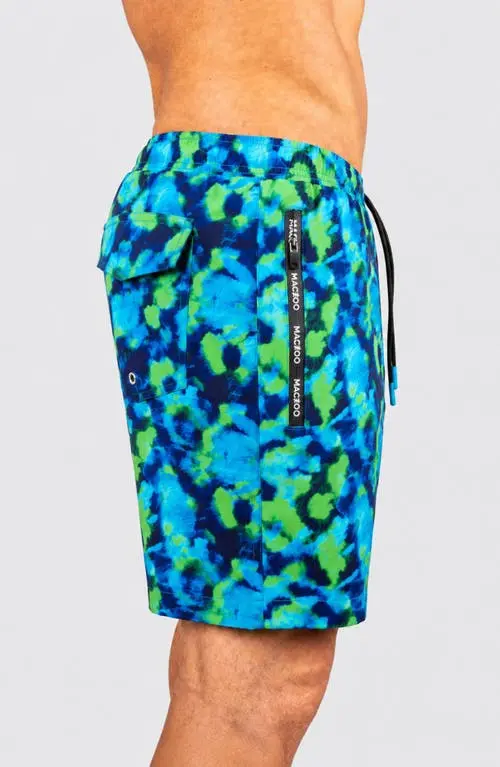 MACEOO Lion Tie Swim Trunks