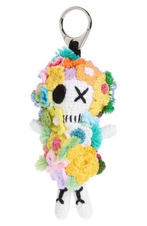 Alexander McQueen Skeleton Doll Crochet Bag Charm - Mix Color