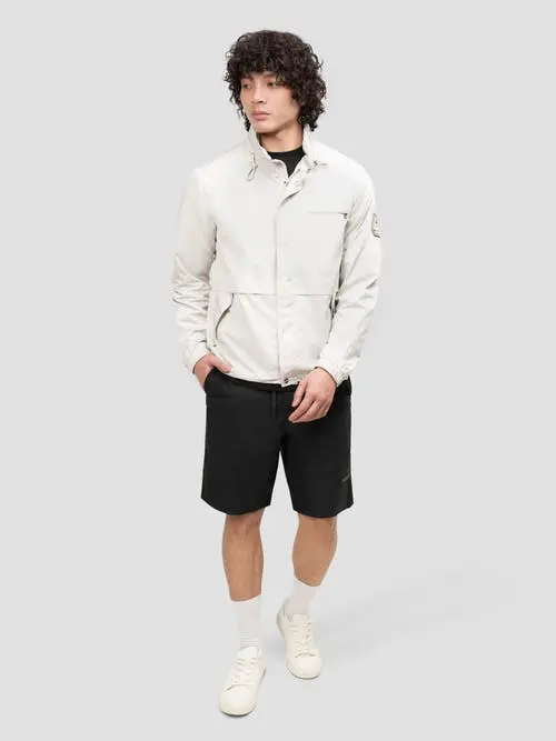 JACK1T Atlas Lightweight Windbreaker Jacket - Stone