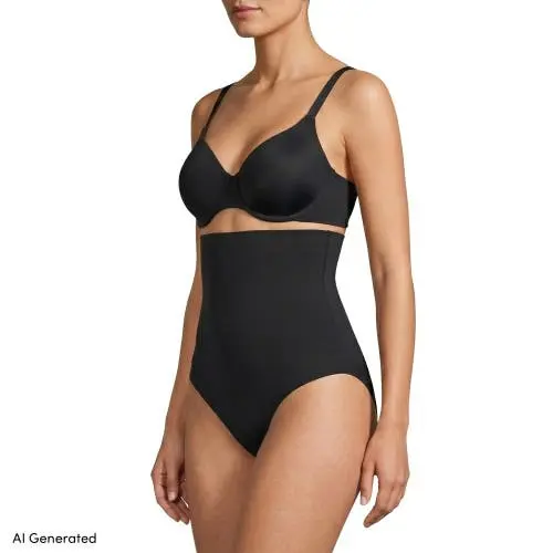 LANDS' END High Waist Brief Contour Flex Bottoms 2 Pack