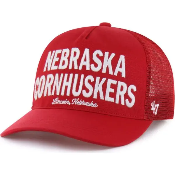'47 Nebraska Huskers Contemporary Hitch Trucker Adjustable Hat