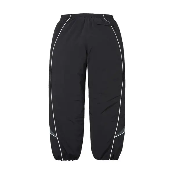 Supreme Contrast Piping Track Pant - Black