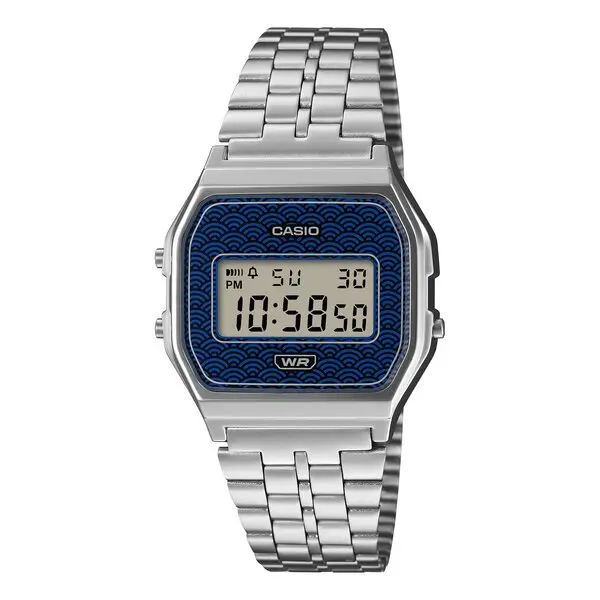Casio Vintage A159 Series 'silver Blue - Silver/blue