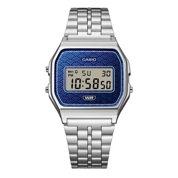Casio Vintage A159 Series 'silver Blue
