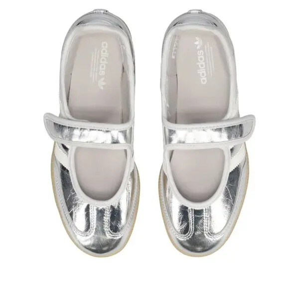 Adidas Samba Jane Silver Metallic - Silver Metallic/off White