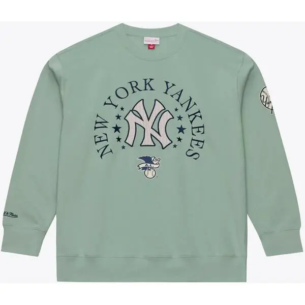 Mitchell & Ness New York Yankees Yacht Rock Fleece Sweatshirt - Green