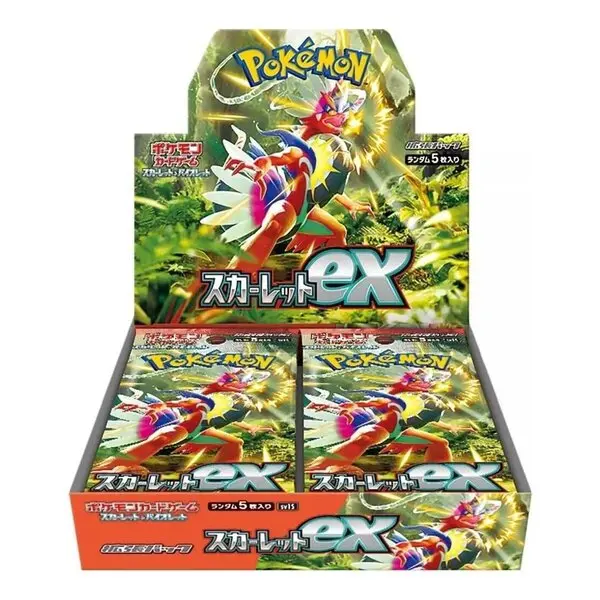 POKEMON Card Jp Scarlet & Violet Expansion Pack Box 'scarlet Ex