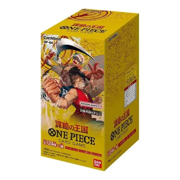 ONE PIECE Card Jp Booster Pack Box 'the Kingdoms Of Intrigue