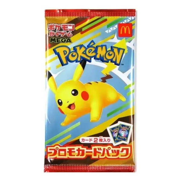POKEMON Card Jp Mega Mcdonald's Happy Set 2025 Promo Card Pack - Multi-color