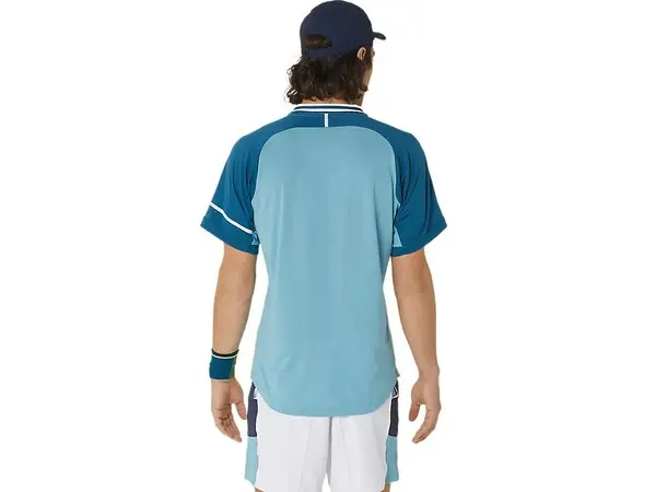 Asics Match Polo Shirt 'aquamarine