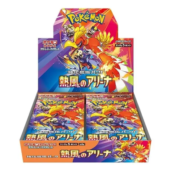 POKEMON Card Jp Scarlet & Violet Enhanced Expansion Pack 'hot Wind Arena / Heat Wave Arena' Box