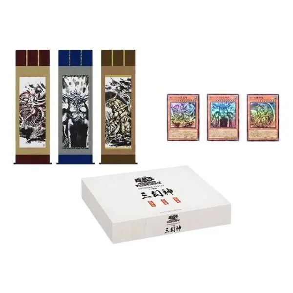 YU-GI-OH! Official Card Game Jp Duel Monsters 'artwork Series Mini Wall Scroll: The Three Egyptian God - Multi-color