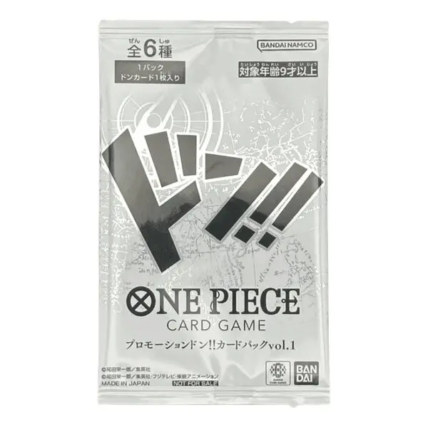ONE PIECE Card Jp Promotional Card Pack 'promotional Card Don!! Card Pack Vol.1