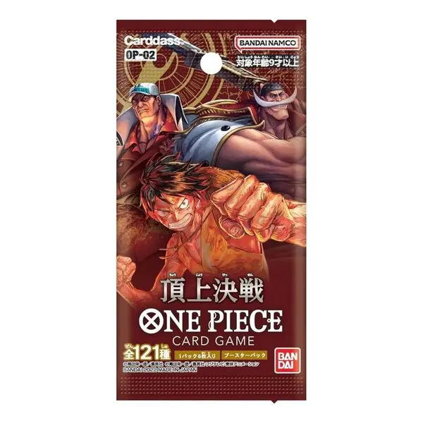 ONE PIECE Card Jp Booster Pack 'paramount War