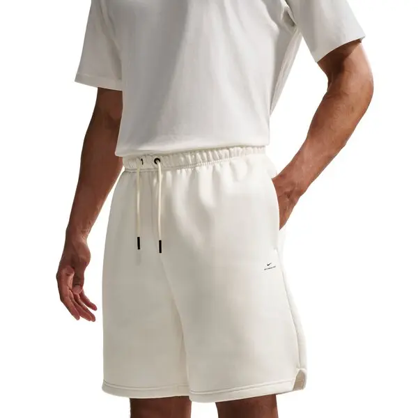 Nike Tech Fit Standard Issue Brush Fleece 8-inch Shorts - Sail/pale Ivory