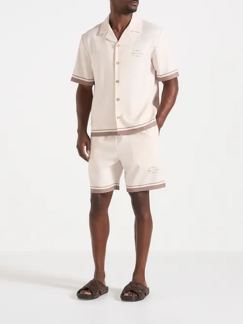 Manière De Voir Baroque Print Shorts