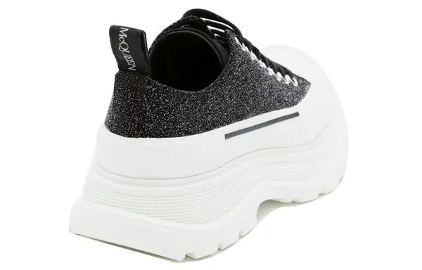 Alexander McQueen Tread Slick Lace Up Low Top Sneakers