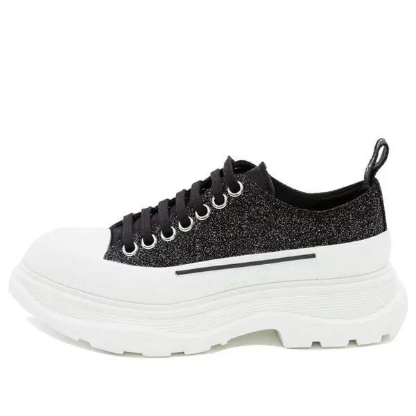 Alexander McQueen Tread Slick Lace Up Low Top Sneakers