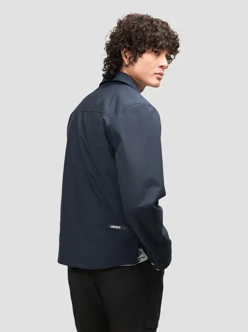 JACK1T Eden Shirt Jacket - Navy