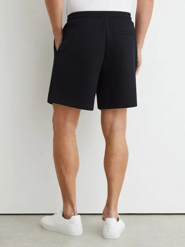 REISS Elijah Textured Drawstring Shorts