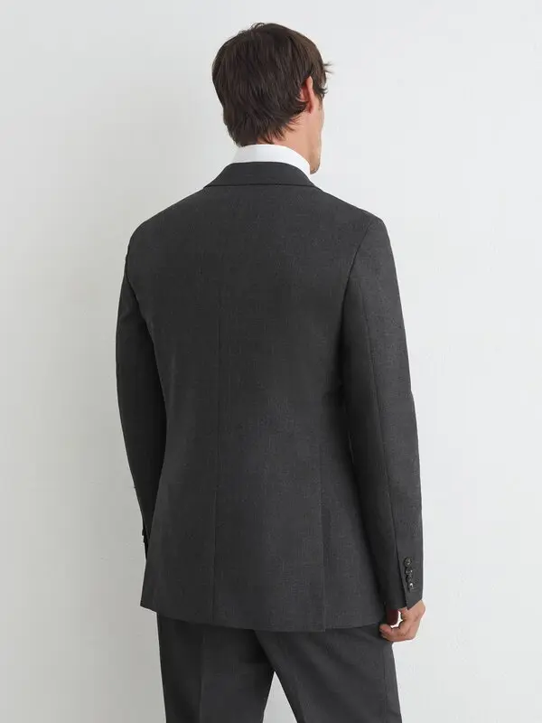 REISS Bold Wool Single-breasted Classic-fit Suit Blazer