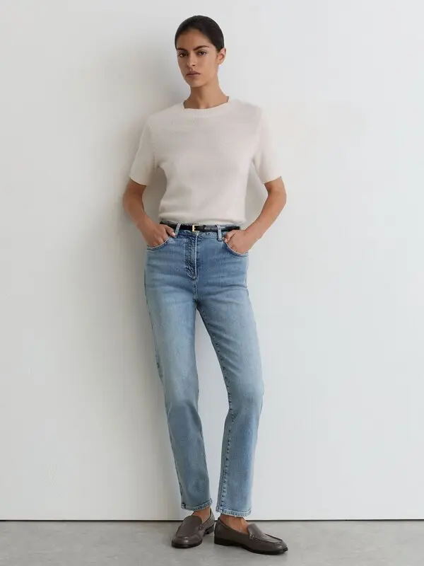 REISS Isabel Petite Slim-leg Mid-rise Jeans