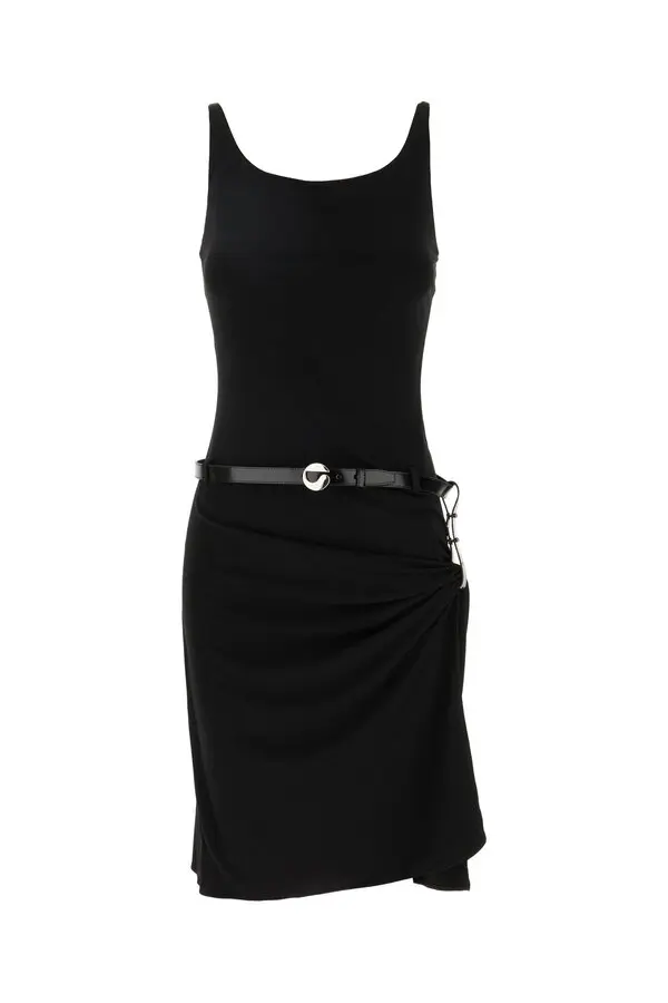 Coperni Sleeveless Belted Dress - Multicolor