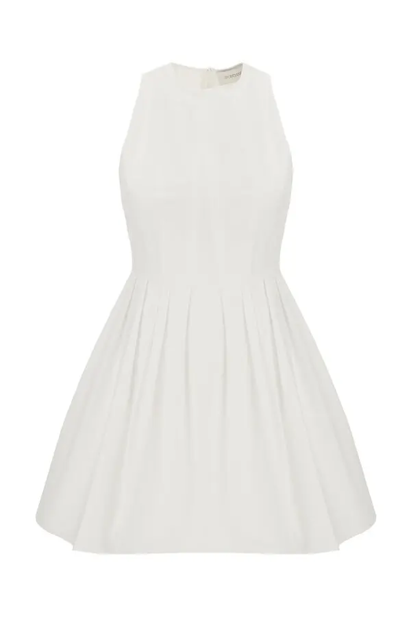 Sportmax White Sleeveless Dress - Multicolor