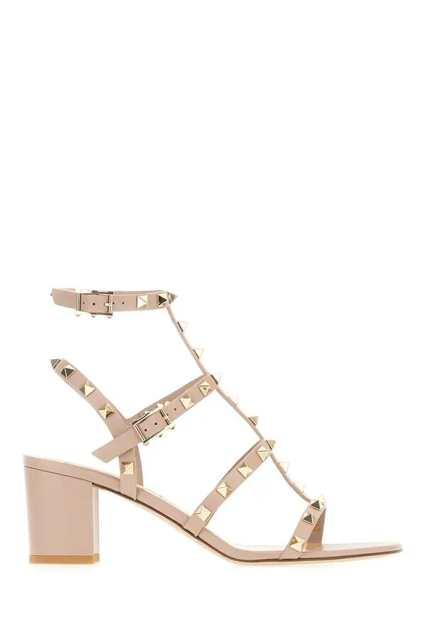 Valentino Garavani Studded Strappy Heeled Sandals - Multicolor